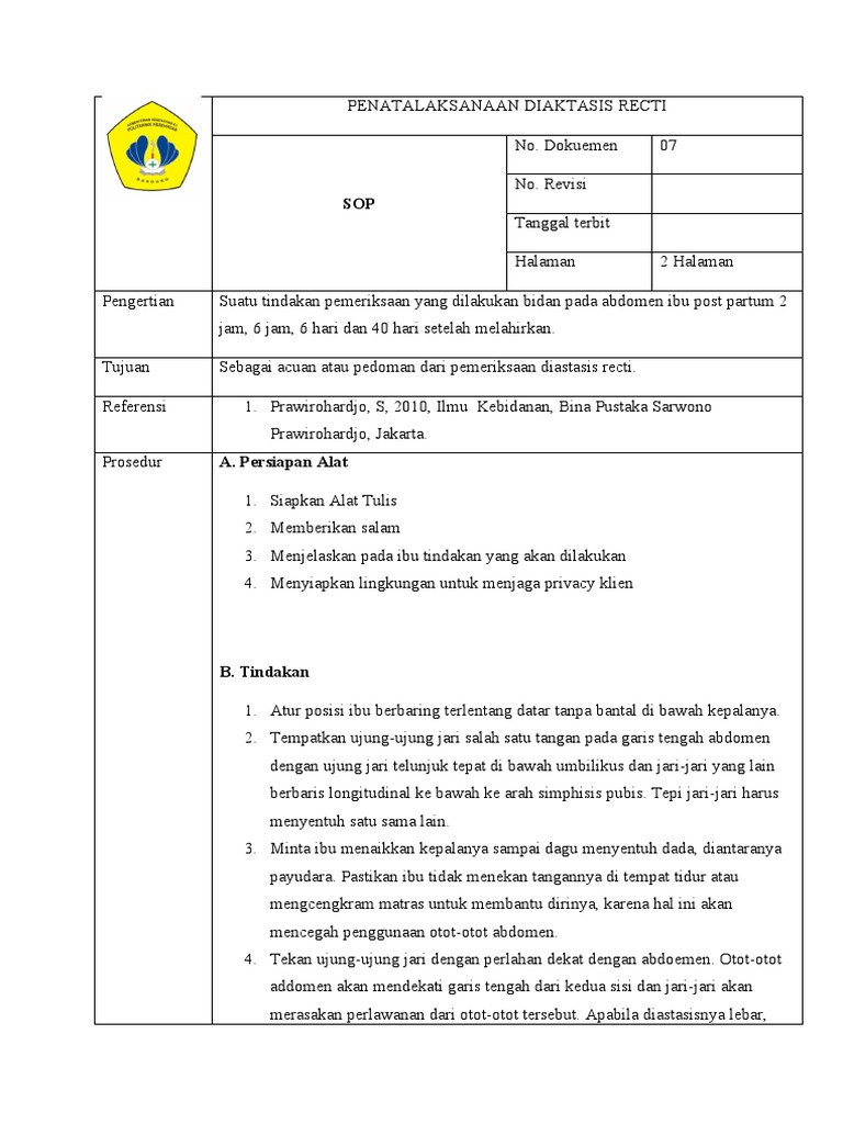 Diaktasis Recti | PDF