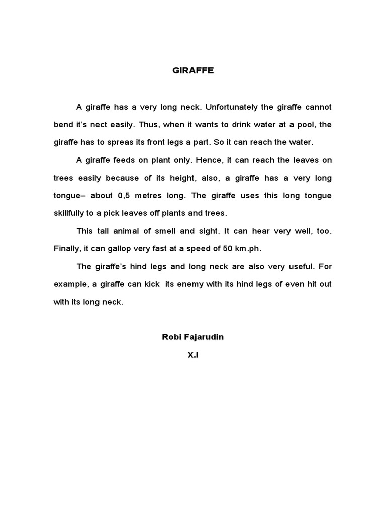 An In-Depth Exploration of Giraffe Anatomy and Behavior: How a Giraffe ...