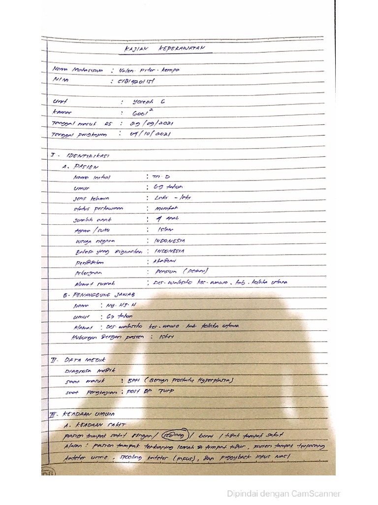 Askep Post Op Turp - KMB | PDF