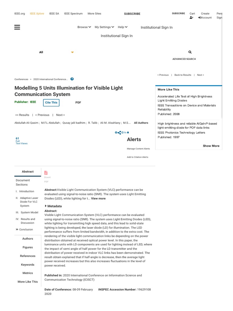 Modelling 5 Units Illumination For Visible Light Communication System ...