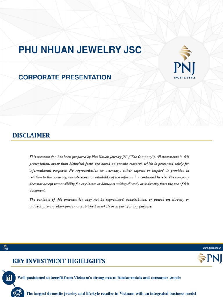 PNJ | PDF | Brand | Luxury Goods