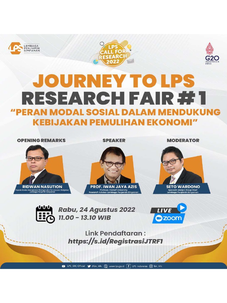 Undangan Webinar Journey To LPS Research Fair #1 | PDF