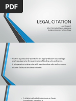 Proper Legal Citation | PDF | Citation | Supreme Courts