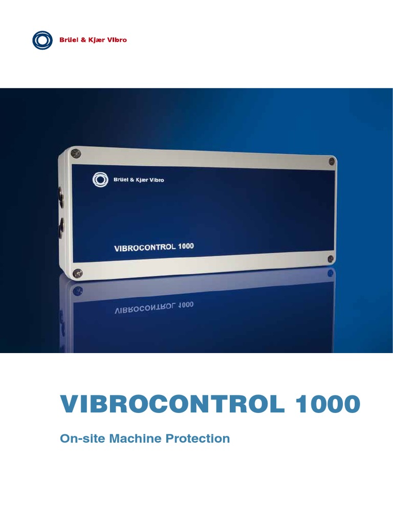Brochure Vibrocontrol 1000 en | PDF | Relay | Sensor