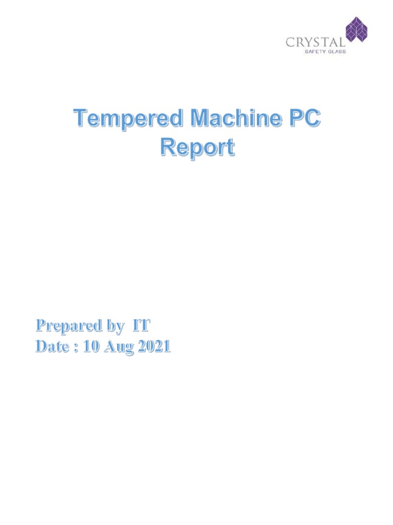 Tempered Machine Report v2 | PDF | Games & Activities | Computers