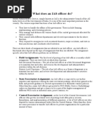 IAS Rank and Post Hierarchy Explained | PDF | Government | Government ...