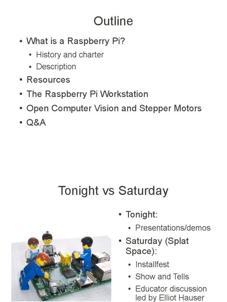 Outline: What Is A Raspberry Pi? | PDF | Raspberry Pi | Information And Communications Technology