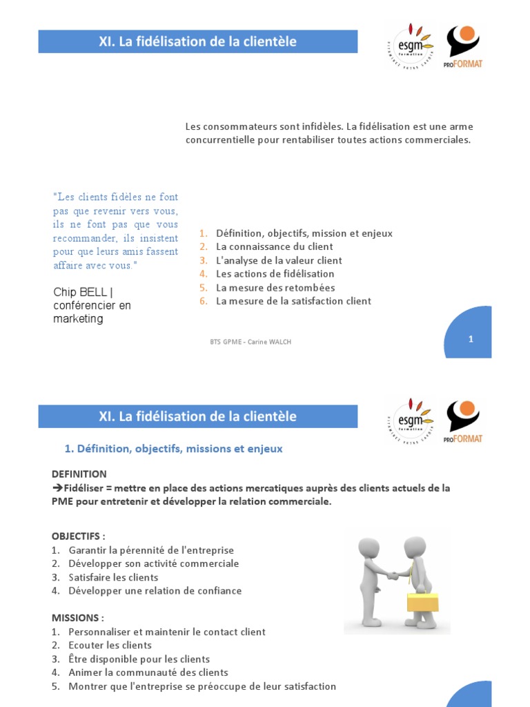 Fidélisation de la clientèle en PME | PDF | Gestion de la relation ...