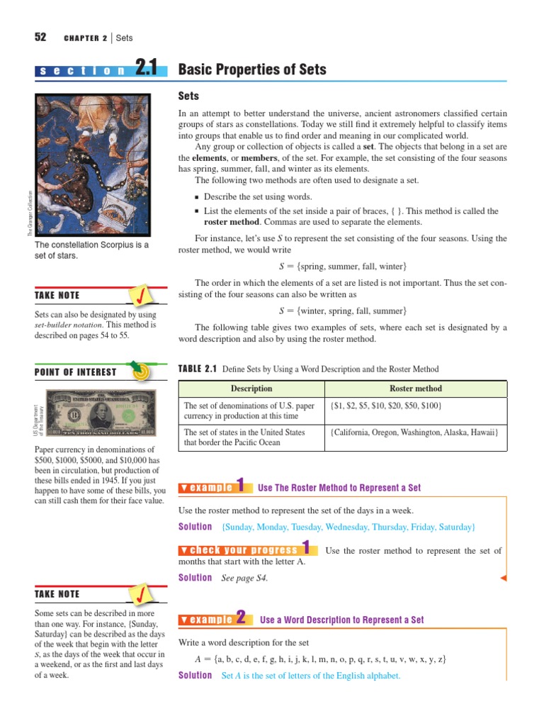 Basic Properties of Sets | PDF