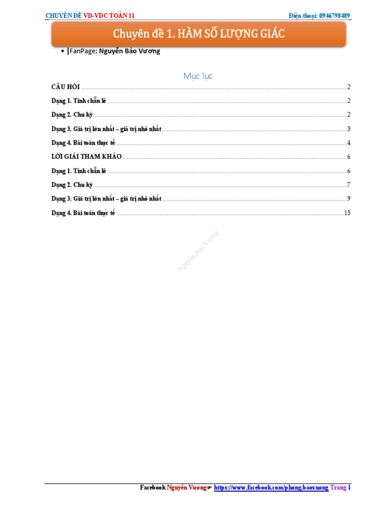 (Nbv) -1381 Câu Hỏi Trắc Nghiệm Vd-Vdc Lớp 11 | PDF