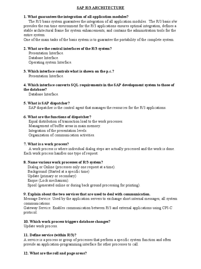 Abap 1000 Solved Questions Pdf Subroutine Parameter Computer Programming 