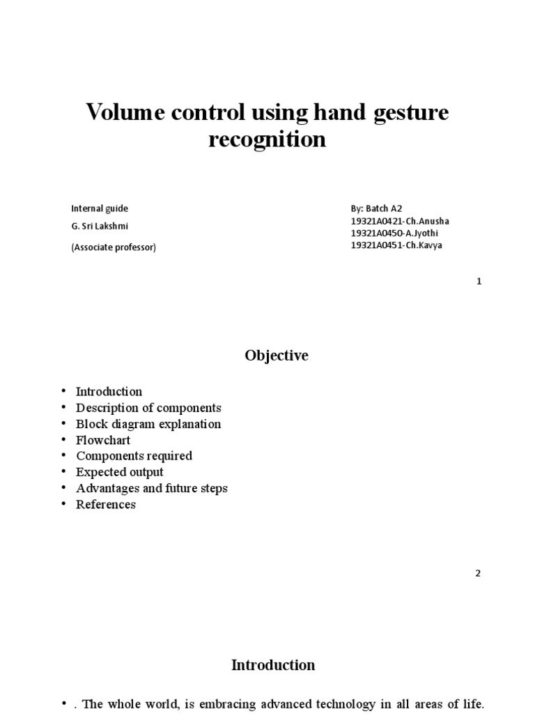 A2-Volume Control Hand Gesture | PDF | Artificial Neural Network ...