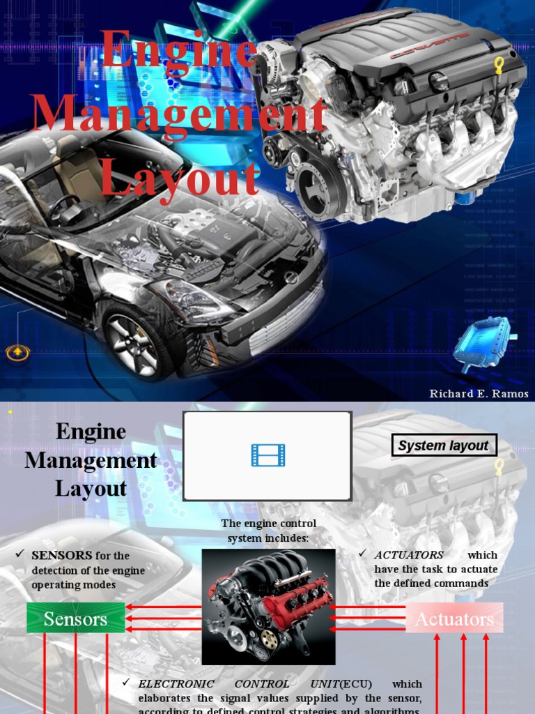 Engine Management Layout: Richard E. Ramos | PDF | Throttle | Flow ...