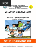 Grade 2 Sses Science | PDF | Senses | Force