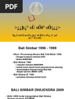 Manual Bali Simbar Dwijendra 2021+ | PDF
