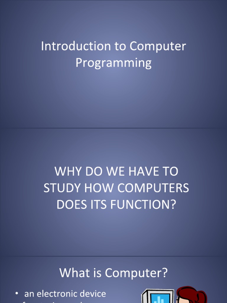 HO - Thinking Like A Computer Scientist | PDF | Computer Architecture ...