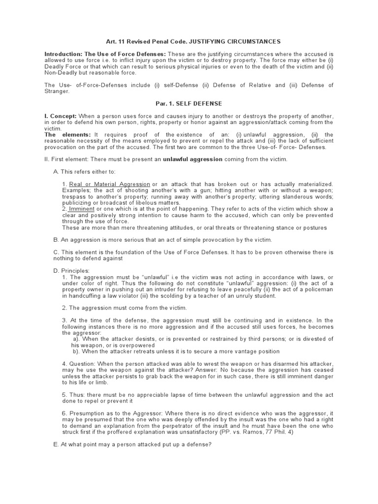Justifying Circumstances: Analyzing the Legal Requirements and Elements ... Justifying Circumstances: Analyzing the Legal Requirements and Elements ...