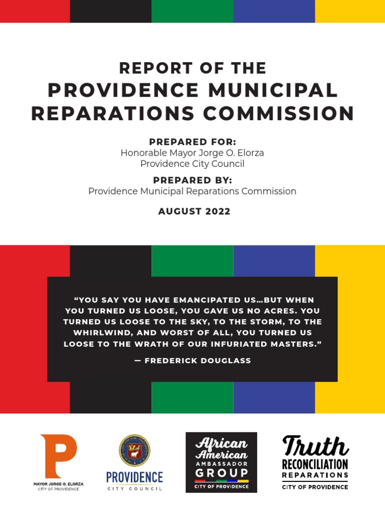Reparations Recommendations Report FINAL | PDF | Slavery | Justice