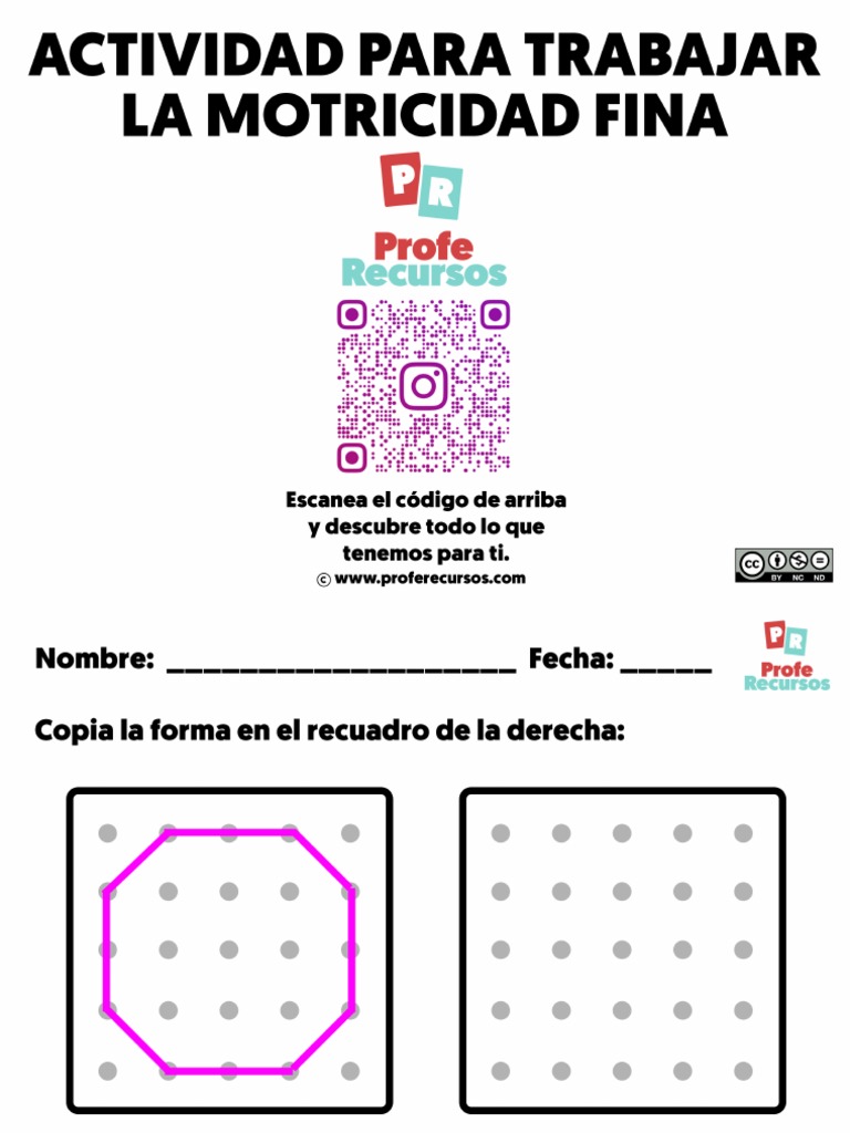 Actividad-Motricidad-Fina-(www.Proferecursos.com) | PDF