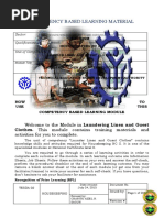 Cblm-Clean and Prepare Room For Incoming Guest | PDF | Mattress | Bed