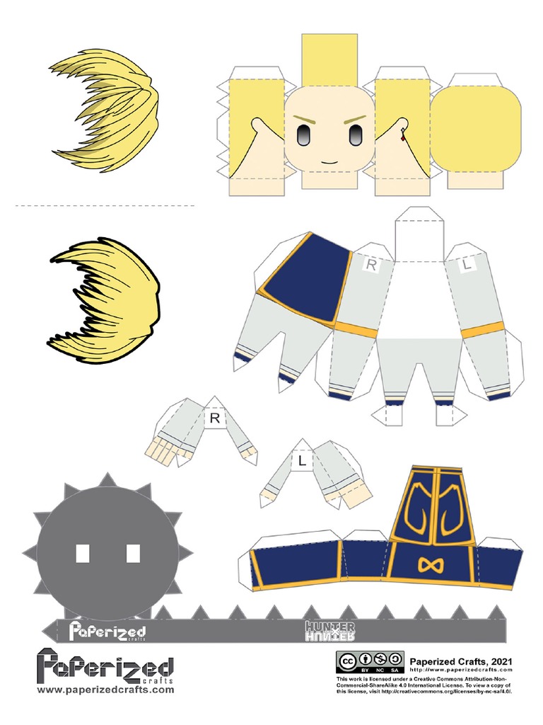 Hunter X Hunter - Kurapika Papercraft | PDF