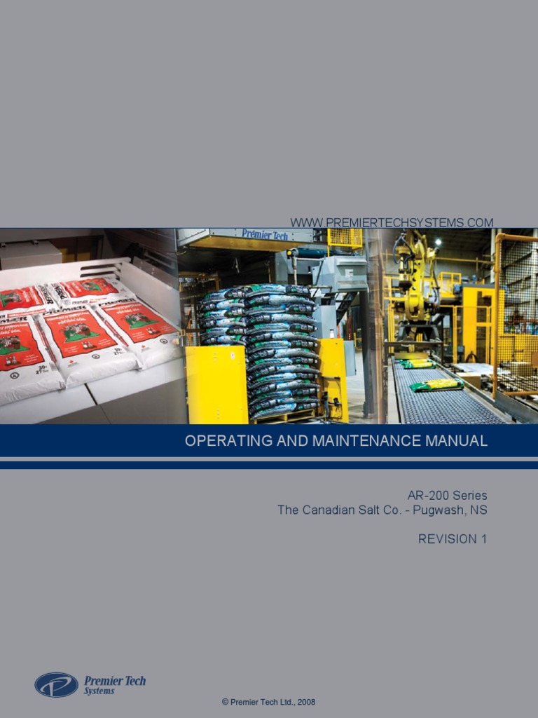 AR-200 Operating Manual Revision 1 | PDF | Manufactured Goods | Equipment