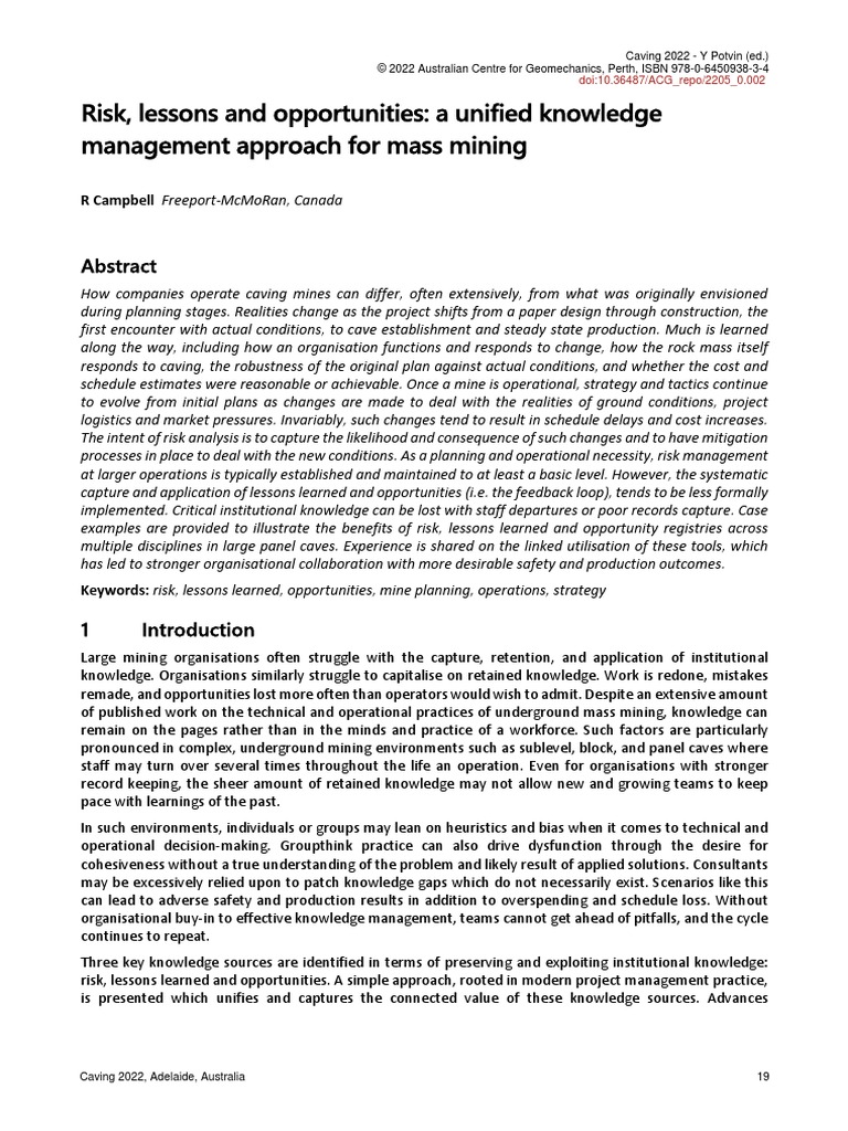 0.002 Campbell | PDF | Risk | Risk Management