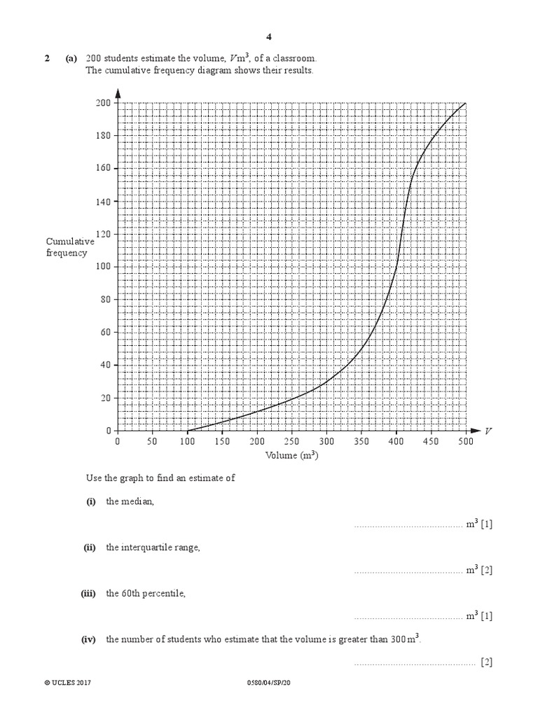 Stats Paper 4 Sheets | PDF | Histogram