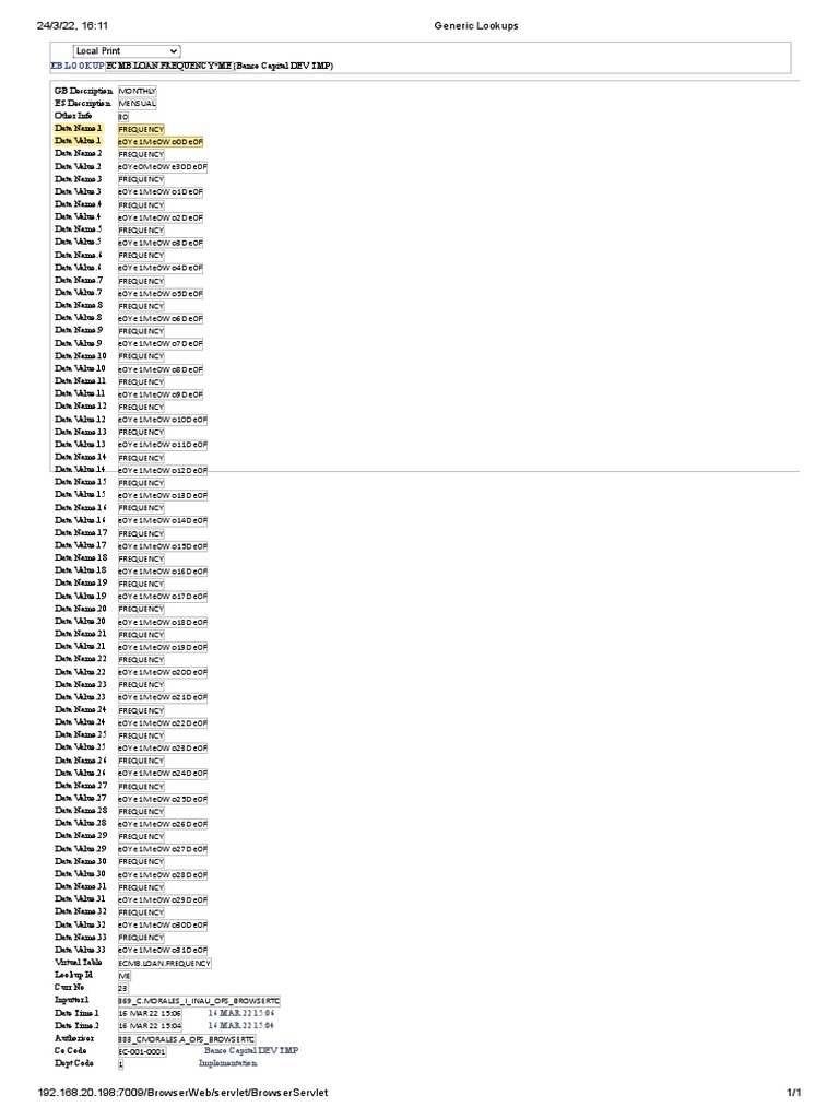 Eb - Lookup S Ecmb - Loan.frequency - Me | PDF | Computing | Information Age