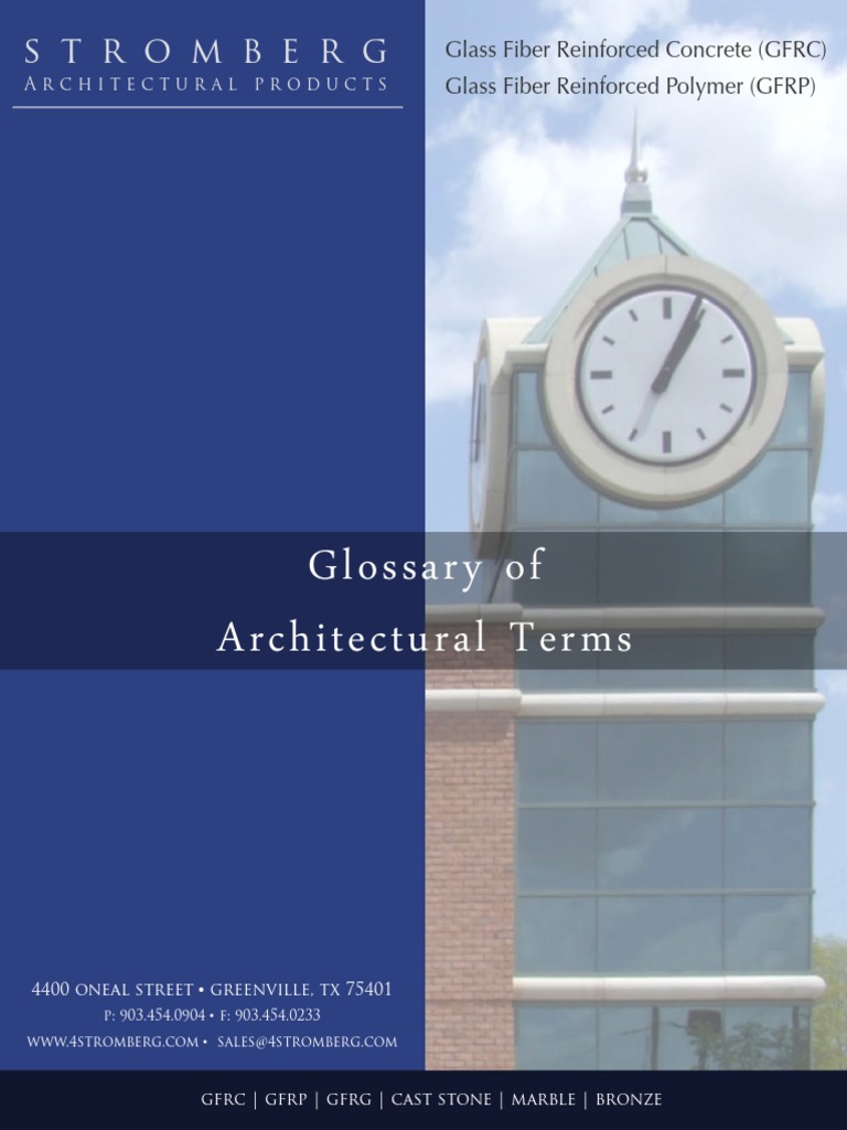 STROMBERG Architectural Glossary | PDF | Fiberglass | Column