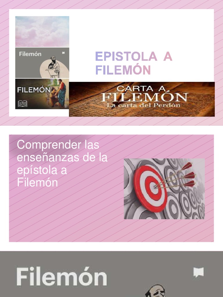 FILEMON | PDF | Epístola a Filemón | Pablo el apóstol