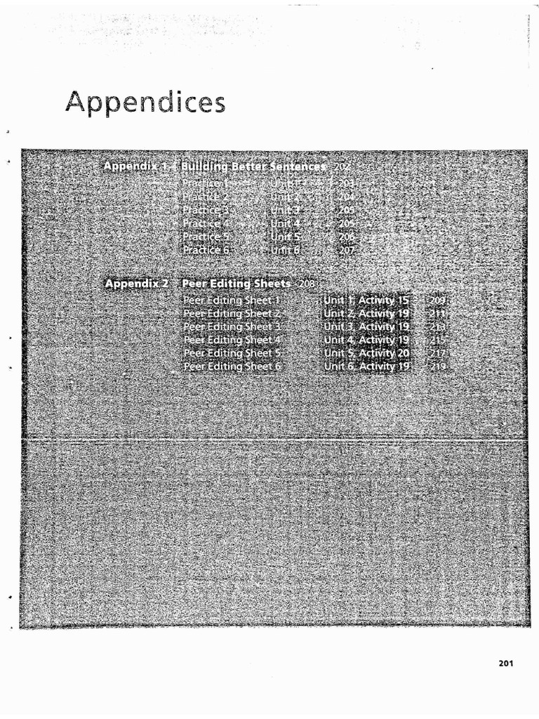 Great Writing 5 Appendices | PDF