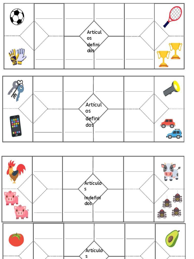 Foldables de Artículos Definidos e Indefinidos | PDF