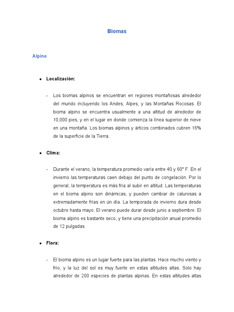 Biomas | PDF | Desierto | Oso polar