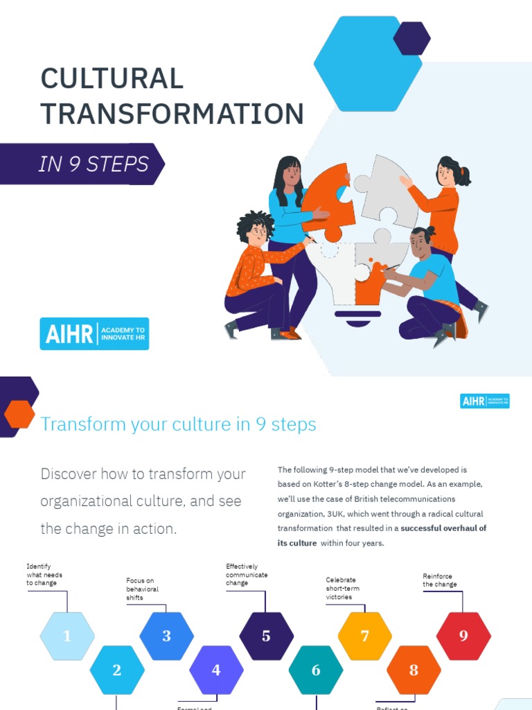 9 Steps to Cultural Transformation | PDF | Leadership | Organizational ...