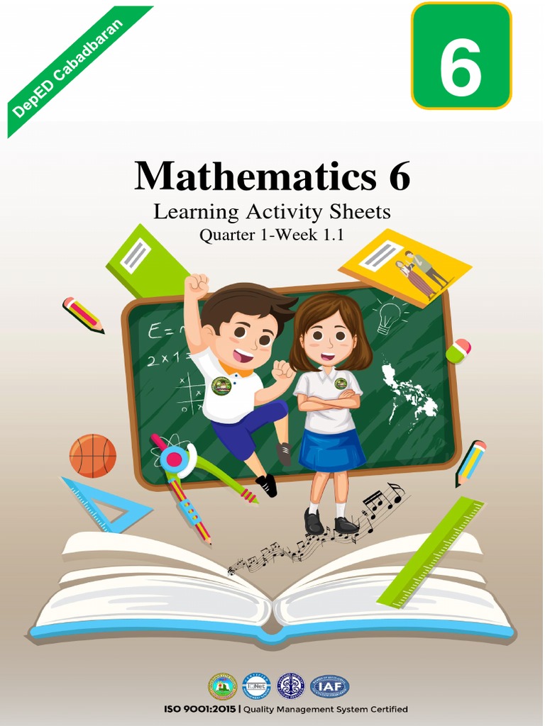 LAS-Grade-6-Q1-Math-Week-1.1 | PDF | Elementary Mathematics | Arithmetic