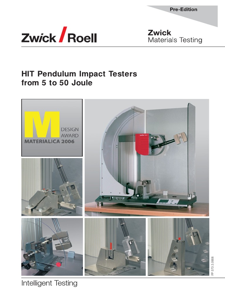 HIT Pendulum Impact Testers From 5 To 50 Joule: Intelligent Testing ...