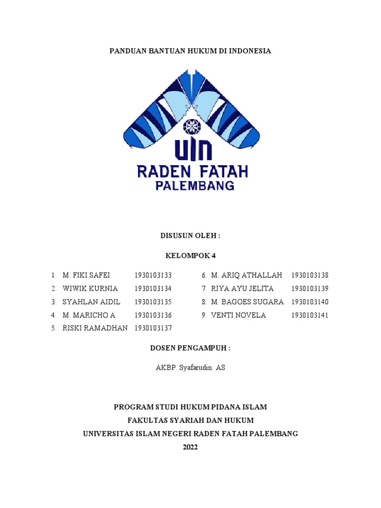 Panduan Bantuan Hukum Di Indonesia | PDF