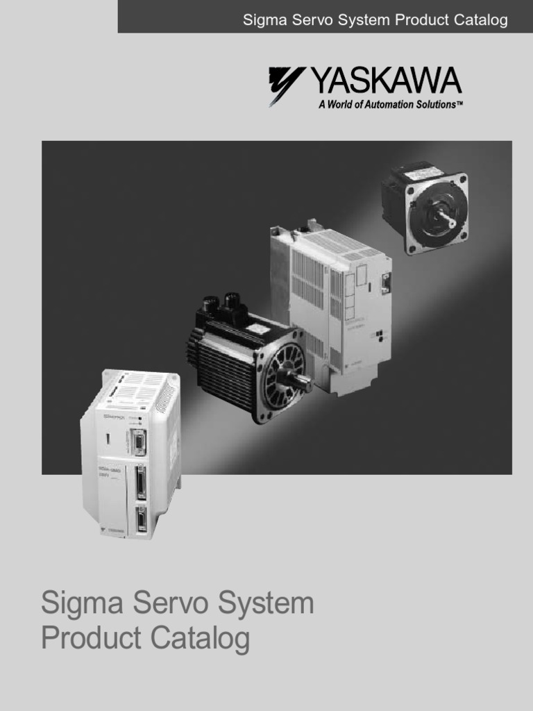 Sigma Catalog | PDF | Servomechanism | Electric Motor