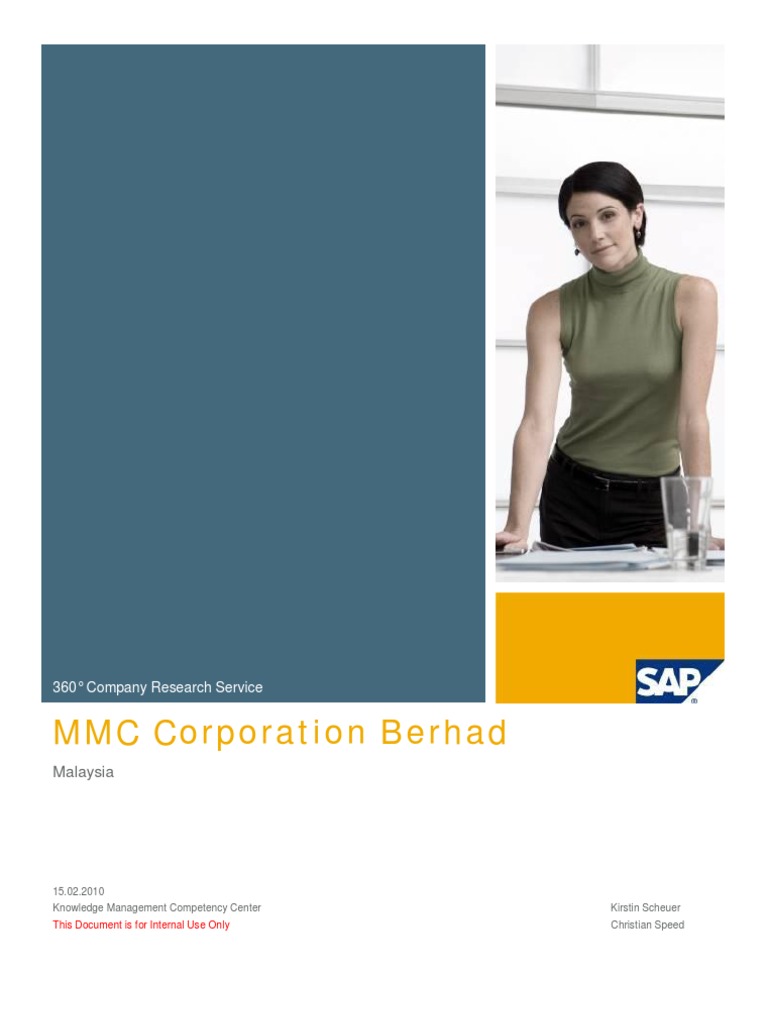 MMC Corporation Berhad - Executive Version | PDF | Sap Se | Malaysia