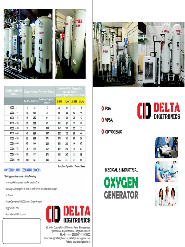 Catalog O2 Gen A3 2 PG | PDF | Distillation | Atmosphere Of Earth