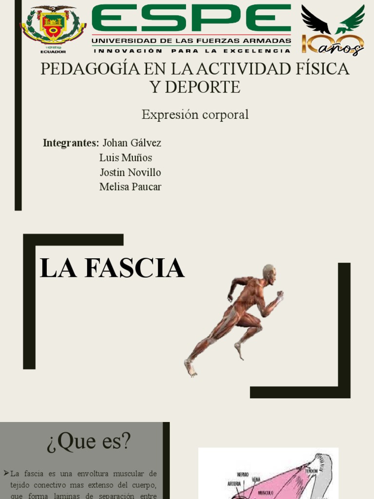 Las Fascias | PDF | Morfología (biología) | Anatomía