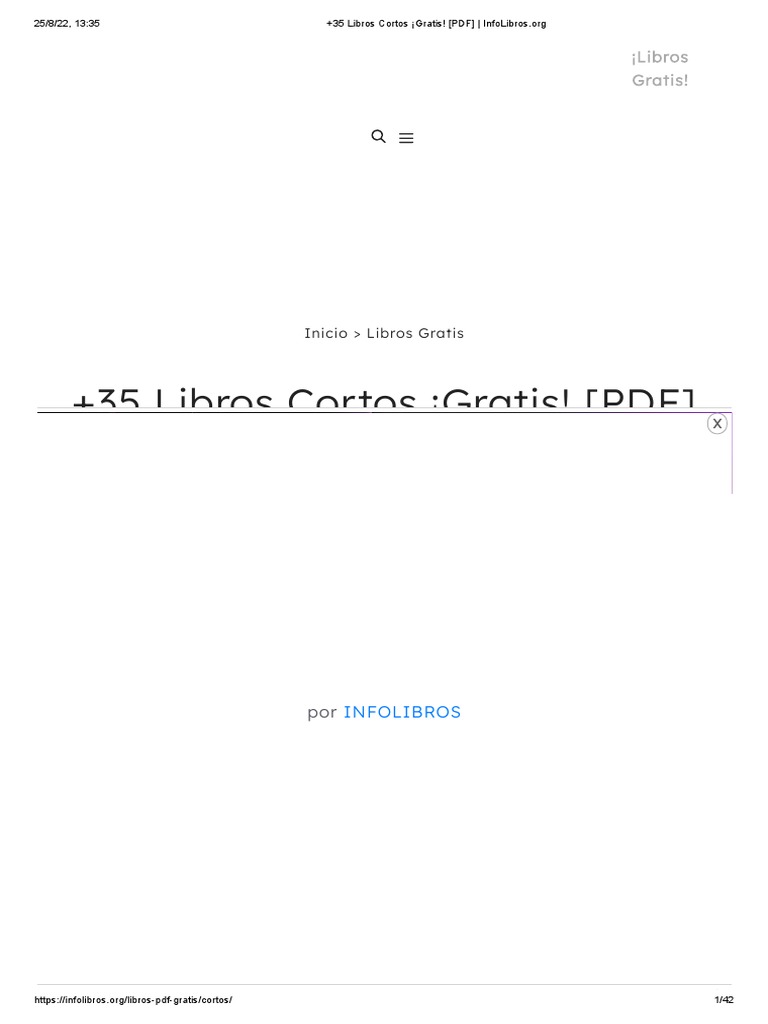 +35 Libros Cortos ¡Gratis! (PDF) | PDF | Libros | Amor