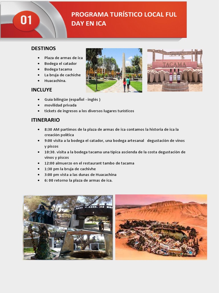 Programas Turisticos | PDF | Machu Picchu | Imperio Inca