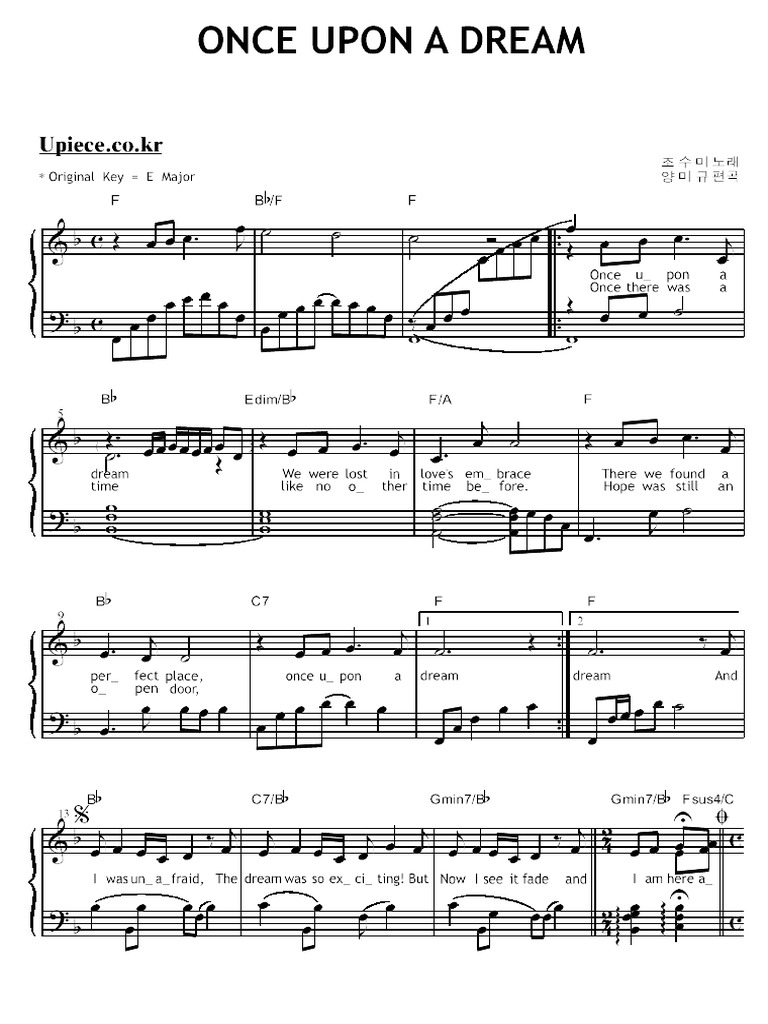 Once Upon A Dream | PDF