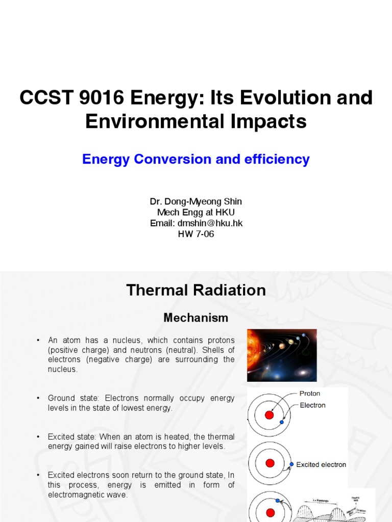 Lecture 1 CCST | PDF | Solar Cell | Electromagnetic Radiation