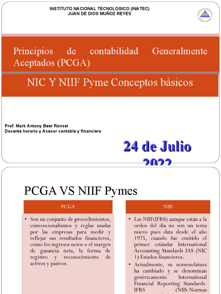 PCGA | PDF | Contabilidad | Estado financiero