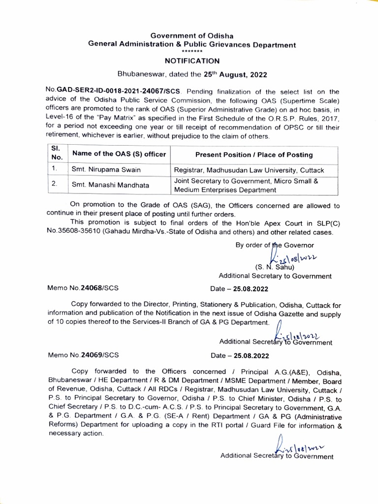 No - GAD-SER2-ID-0018-2021-24067/SCS. Pending Finalization of The ...