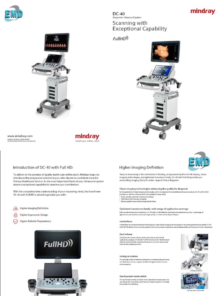 Mindray DC 40 Full HD | PDF