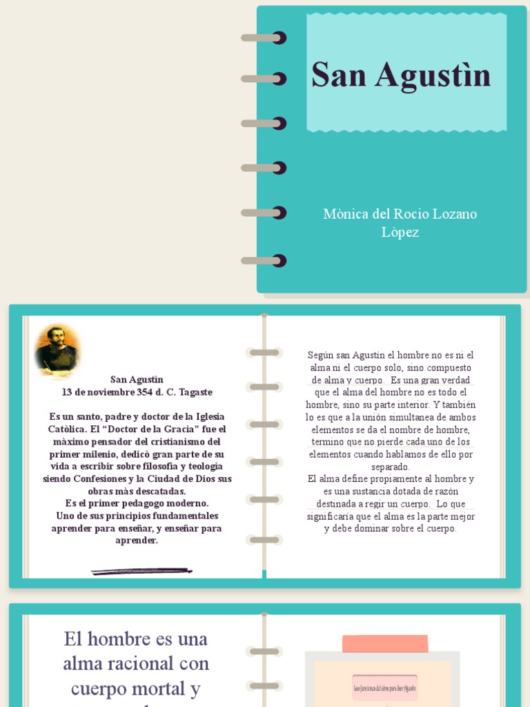 Presentacion de San Agustin | PDF | Filosofía | Religión y espiritualidad